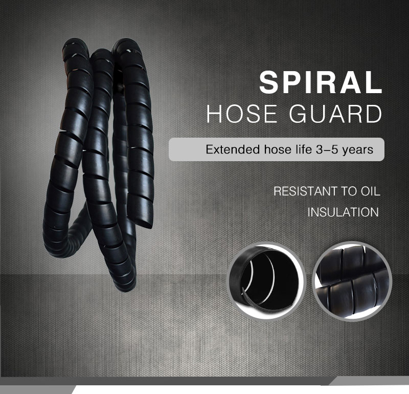 Protector for Hydraulic Hoses - Buy Spiral Hose Protector, Spiral Tube ...